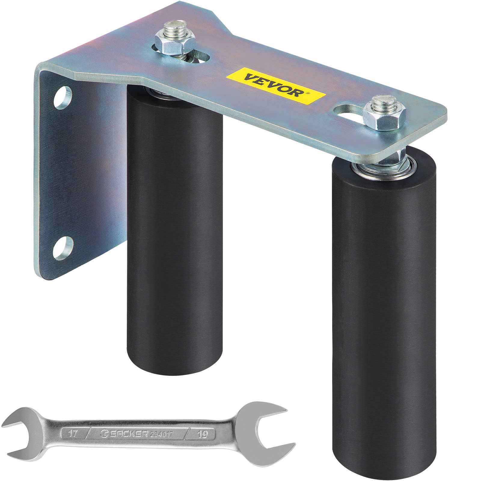 VEVOR Gate Roller Guide 6" Sliding Gate Black Nylon Roller Coloring ...