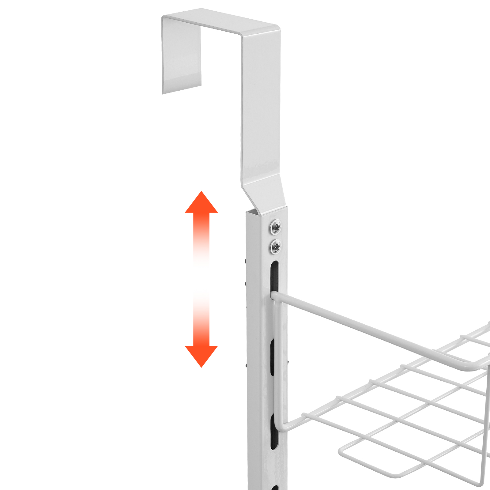 10-Tier Over the Door Pantry Organizer Hanging Storage Rack Adjustable ...