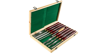 VEVOR Woodworking Lathe Chisel Set 8 Piece Set Lathe Chisel HSS Steel ...