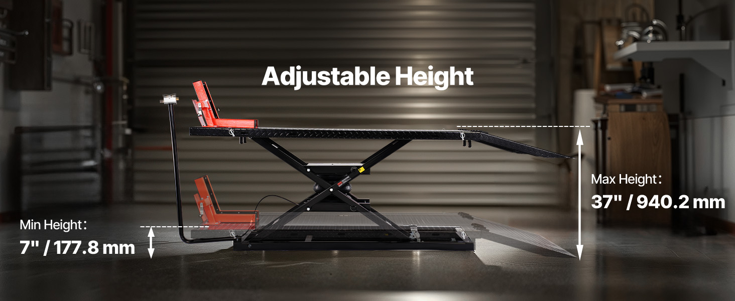 Motorcycle Jack Lift 1500lb Pneumatic Motorcycle Hoist Stand Removable ...