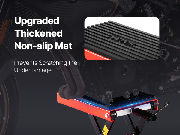 VEVOR Motorcycle Scissor Lift Jack 1200lbs Wide Deck Motorcycle Lift ...