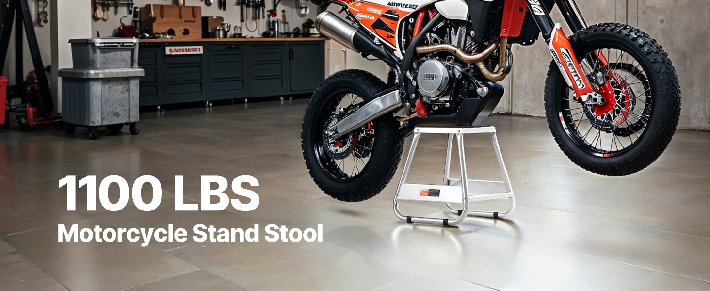 VEVOR Dirt Bike Stand 1100 lbs Load Capacity Dirtbike Pit Stand for ...