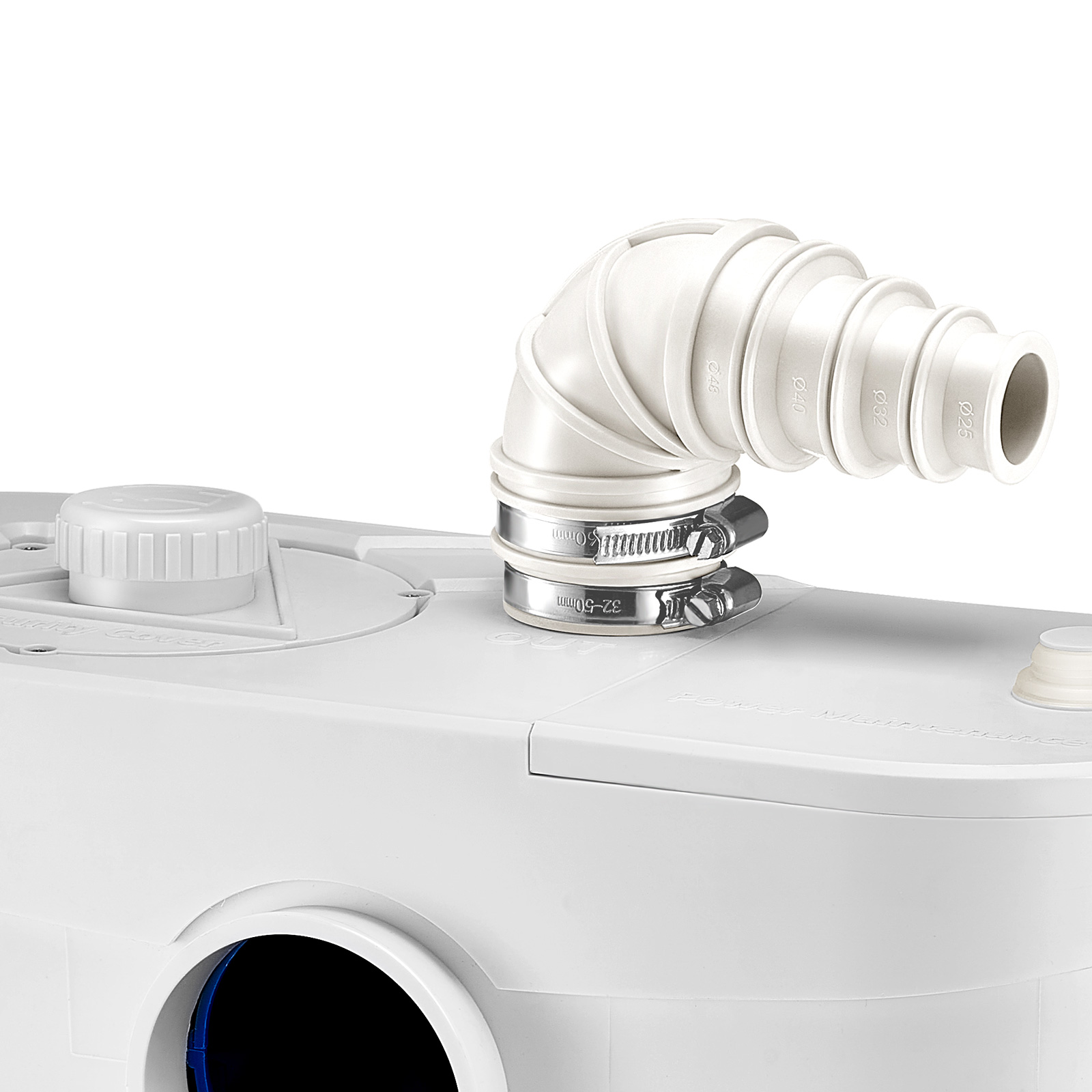 Toilet Sink Laundry Pump With 5 Inlets 900W Macerator Pump System With ...