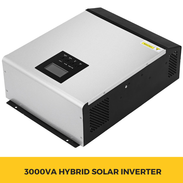 VEVOR 2400W 24V Low Frequency Pure Sine Wave Mppt Off-Grid Power ...