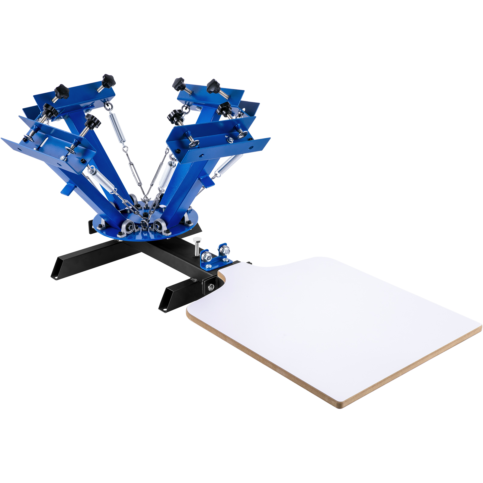 VEVOR Screen Printing Machine, 4 Color 1 Station Screen Printing Press ...
