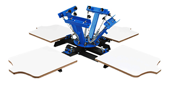 VEVOR Screen Printer 4 Color 4 Station Silk Screen Printing Kit 55x45cm ...