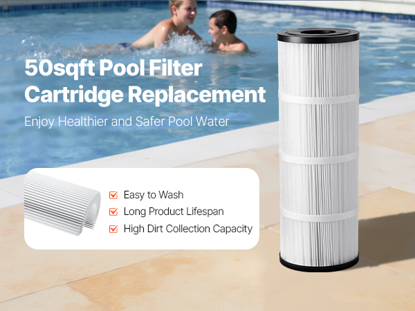 Hot Tub Pool Filter Cartridge 50 Sq. Ft Compatible Hayward C500 Pleatco ...