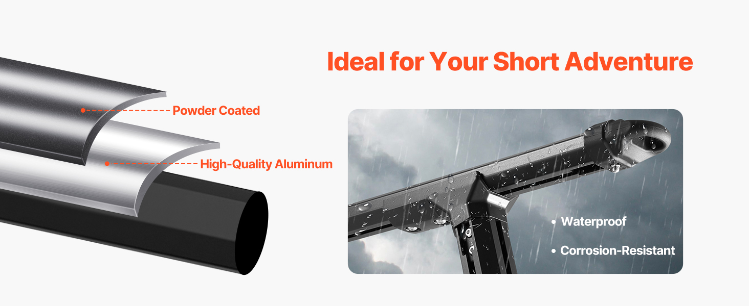 Truck Ladder Rack Non-Drilling Bed Rack 800 lbs Capacity for Large ...