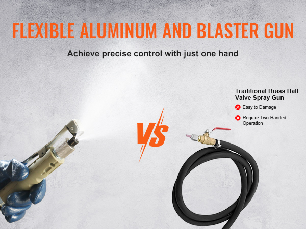 VEVOR 20 Gallon Sand Blaster, 60-110 PSI High Pressure Sandblaster ...