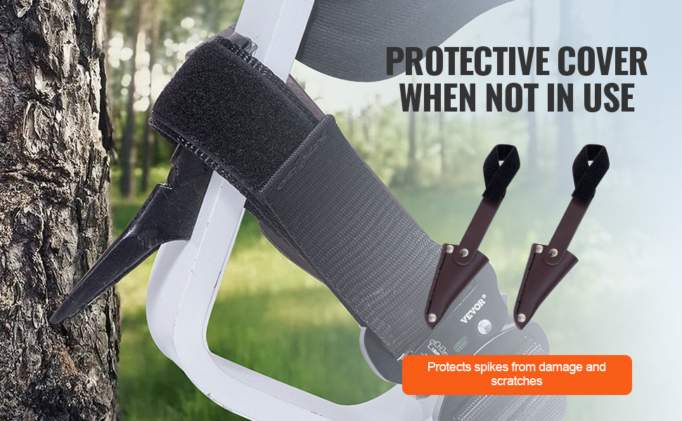 VEVOR Tree Climbing Spikes Climbing Spurs Gear Aluminum Arborist ...