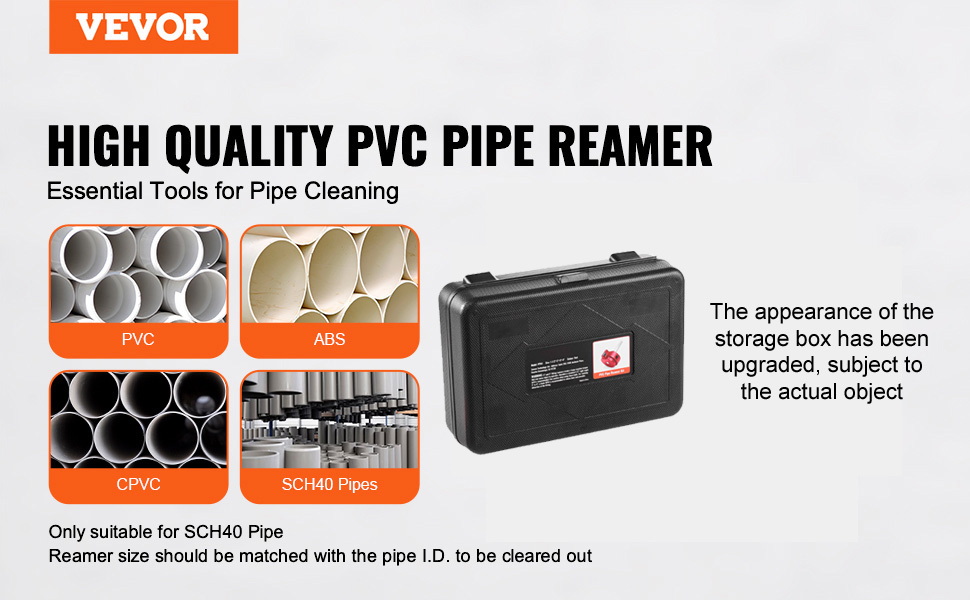PVC Pipe Reamer Tool Pipe Fitting Socket Saver Aluminum Alloy for SCH ...