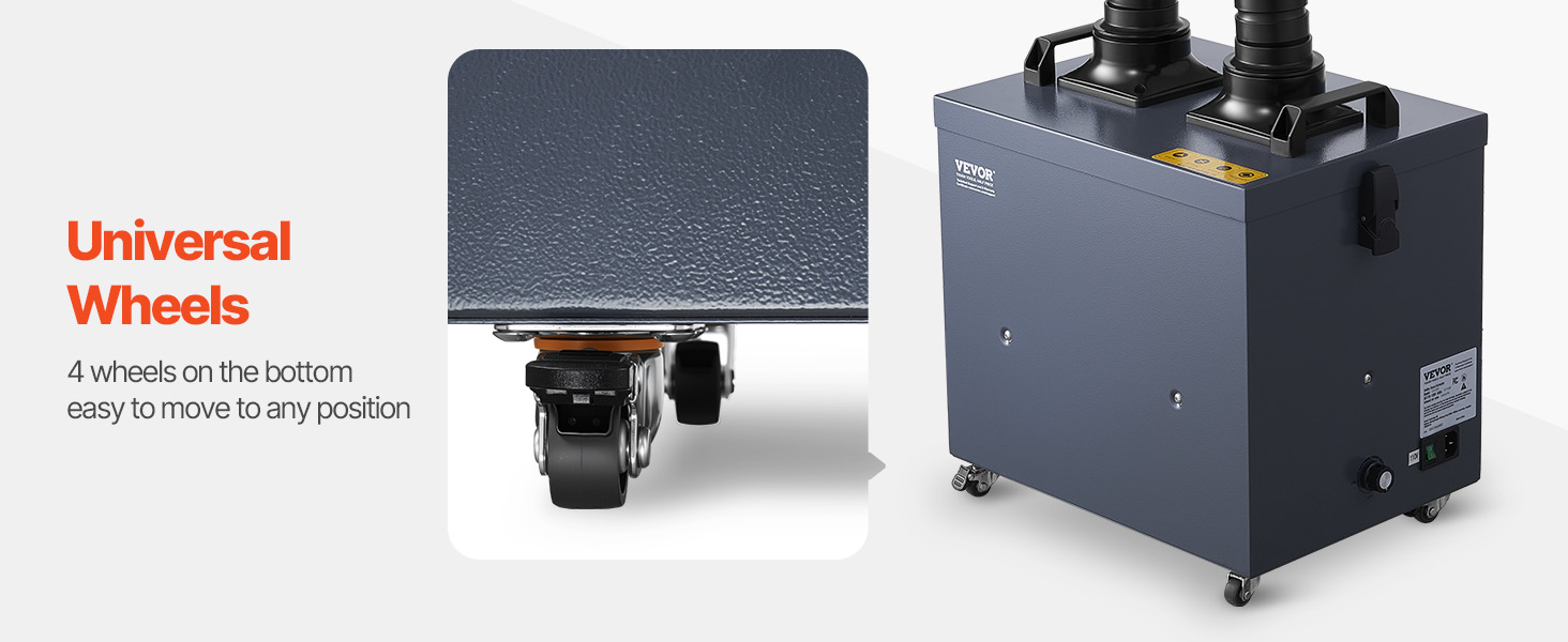 VEVOR Solder Fume Extractor 275W Brushless Smoke Absorber with 4-Stage ...