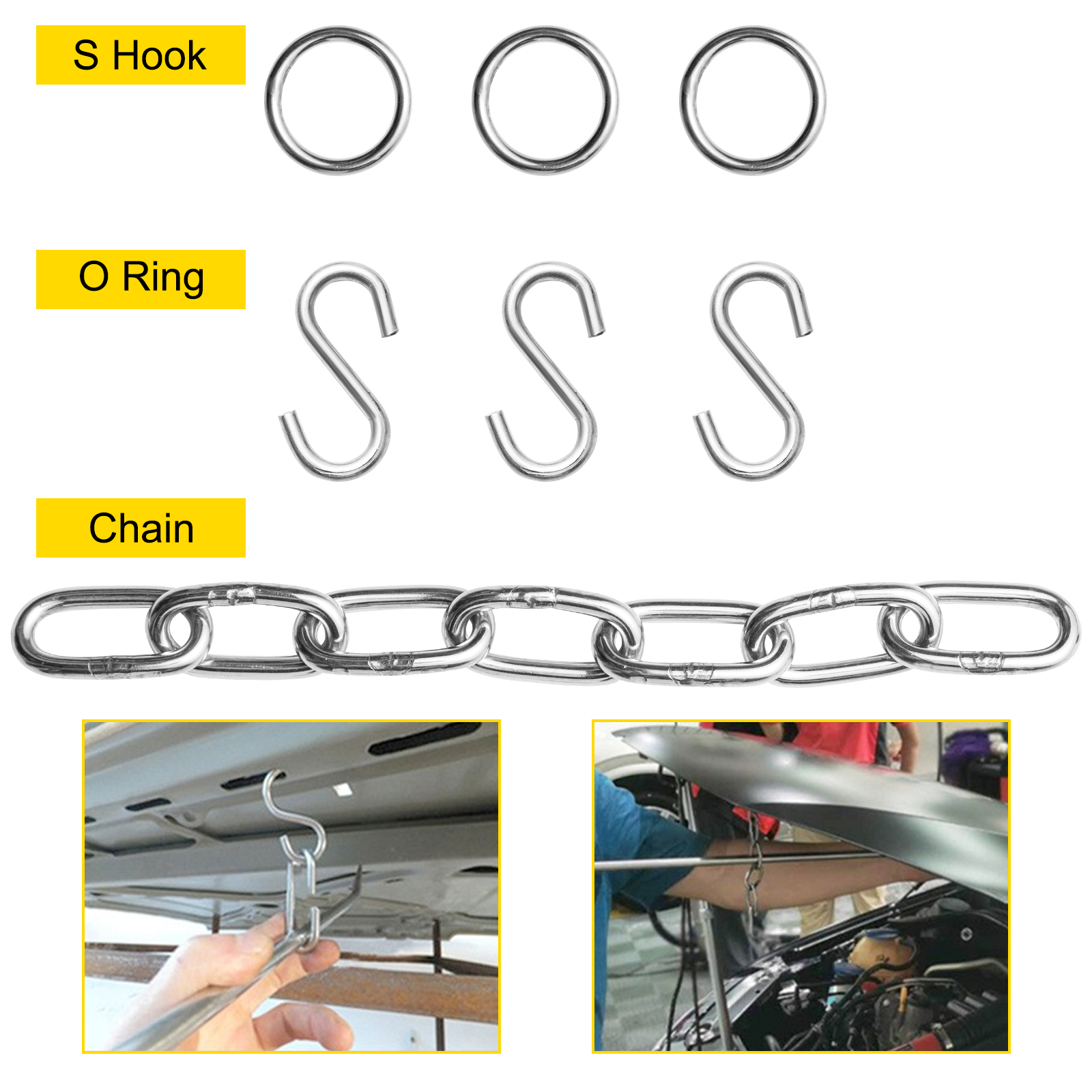 VEVOR Rods Dent Removal Kit, 20 Pcs Paintless Dent Repair Rods ...