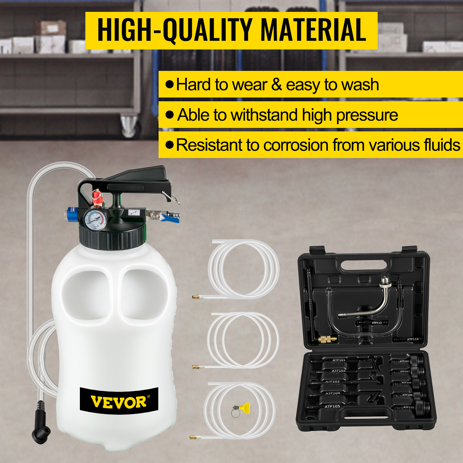 VEVOR Transmission Fluid Pump 2 Way Manual ATF Refill System Dispenser ...