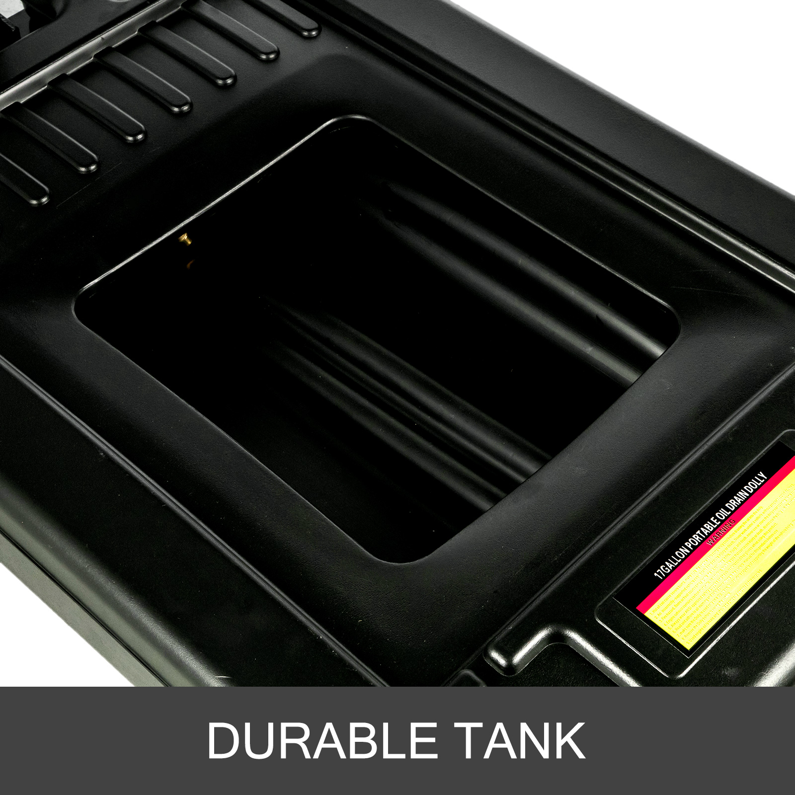 VEVOR Portable Oil Drain Pan with Pump 64L Oil Drain Pan 17 Gallon Low ...