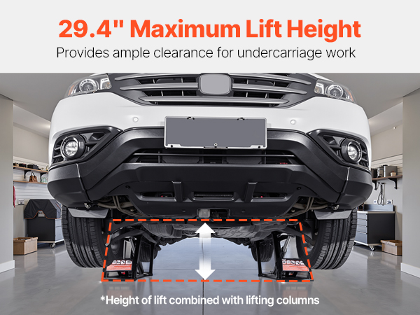 VEVOR 7000 lbs Car Lift Adjustable Car Lifts with Remote Control for ...