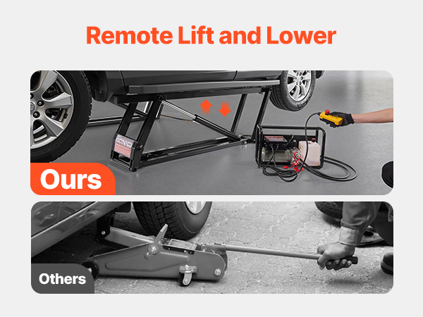 VEVOR 7000 lbs Car Lift Adjustable Car Lifts with Remote Control for ...