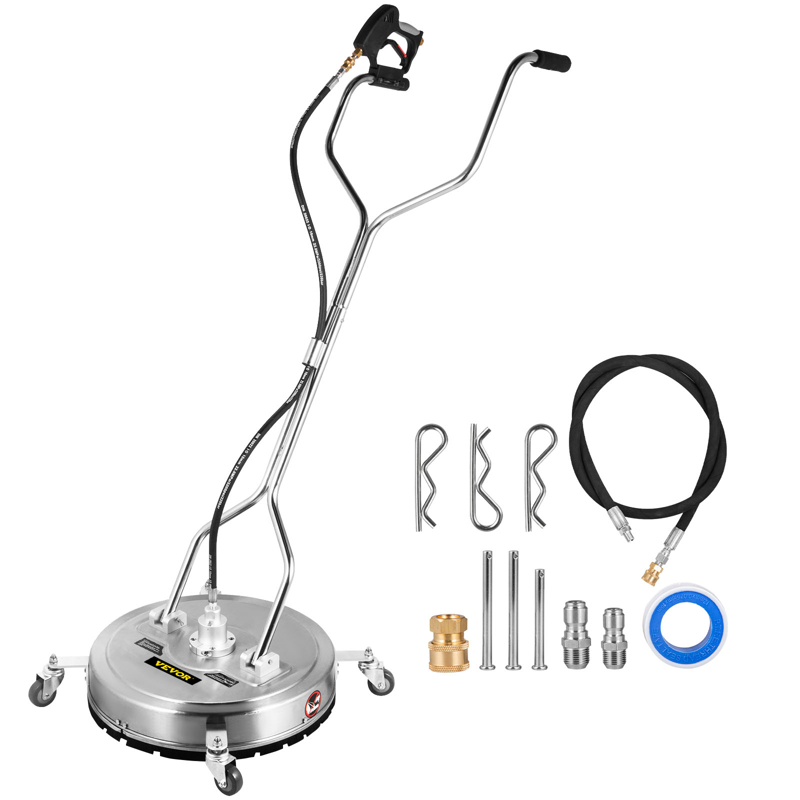 VEVOR 24 Inch Surface Cleaner Pressure Flat Surface Cleaning 4000 PSI ...