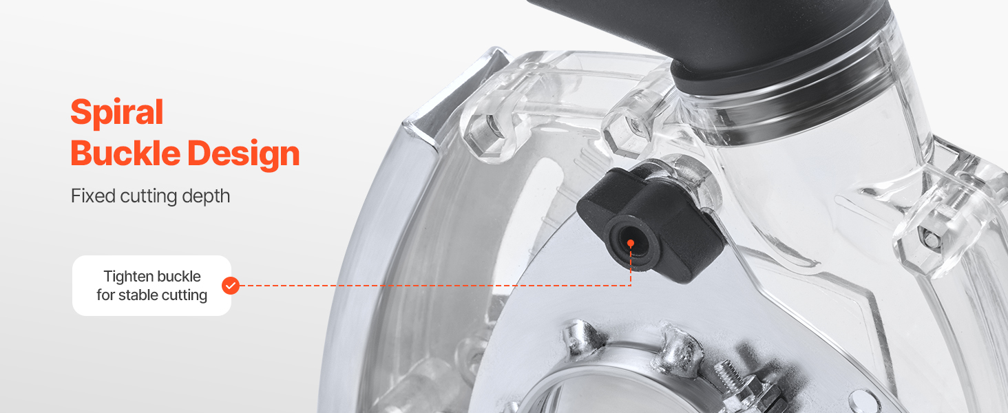 VEVOR Cutting Dust Shroud for Angle Grinders 4-5 in with 5 in Grinding ...