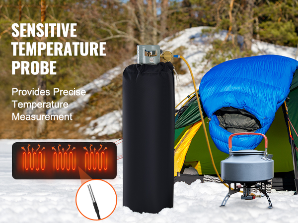 VEVOR Insulated Band Style Gas Cylinder Warmer for 100 lbs Gas Tanks ...