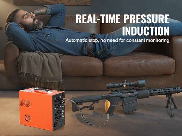 VEVOR PCP Air Compressor, 4500PSI/30Mpa Portable PCP Airgun Compressor ...
