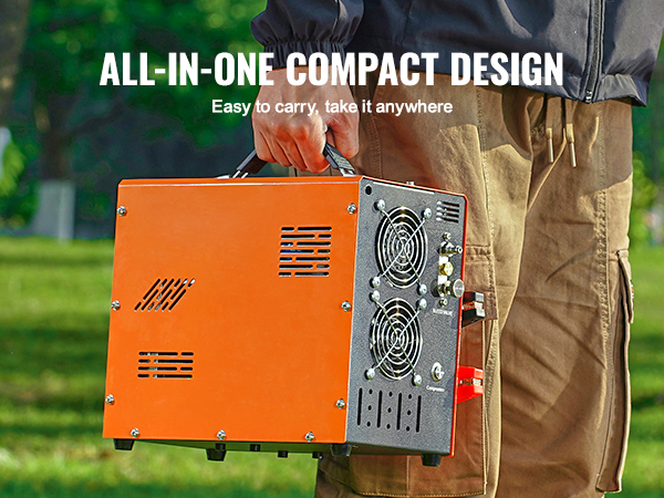 VEVOR PCP Air Compressor, 4500PSI/30Mpa Portable PCP Compressor with ...