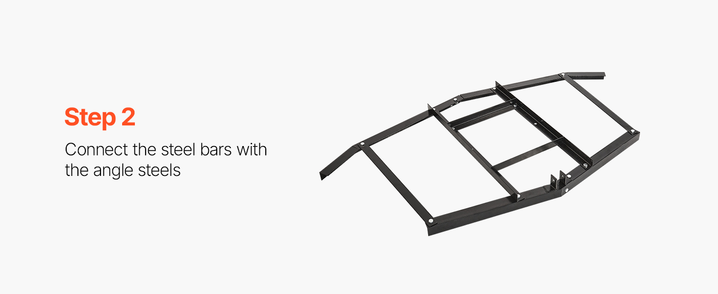 Drag Harrow 66" Width Tow Behind Drag Harrow Steel Gravel Grader ATV ...