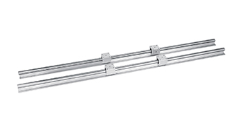 VEVOR Linear Rail SBR20-1200mm 20mm Linear Rail Shaft Rod W/ 4 SBR20UU ...