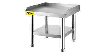VEVOR Stainless Steel Equipment Grill Stand, 24 x 24 x 24 Inches ...