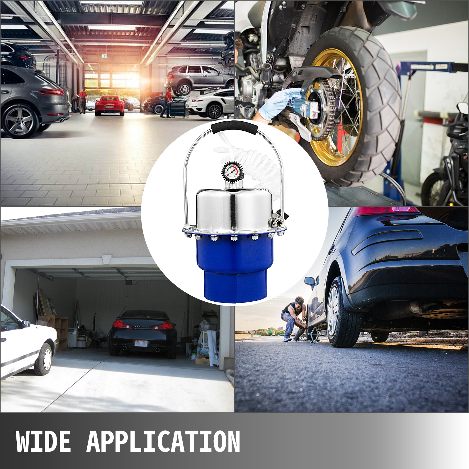 Vevor Pneumatic Air Pressure Bleeder Brake Bleeder and Clutch Bleeder ...