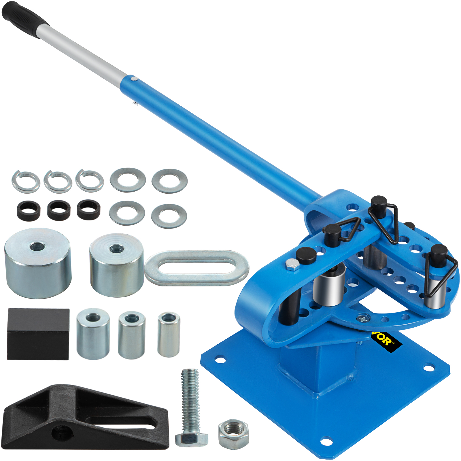 VEVOR Compact Metal Bender 1"-3" Bench Flat Bar Rod Bending Brake ...
