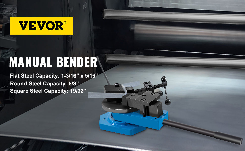 VEVOR SBG-40 Metal Scroll Bender High-Hardened Steel Scroll Bender ...