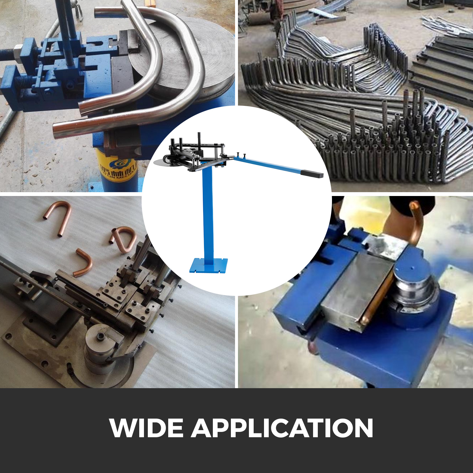 VEVOR Tube Bender Max Bending Degree 240°,Heavy Duty Metal Pipe and ...