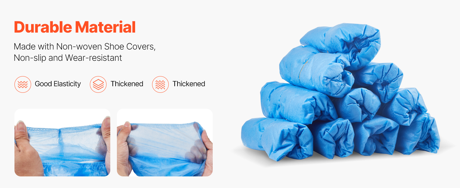 Shoe Cover Dispenser Fits Up to US 11 with 100 Disposable Plastic ...