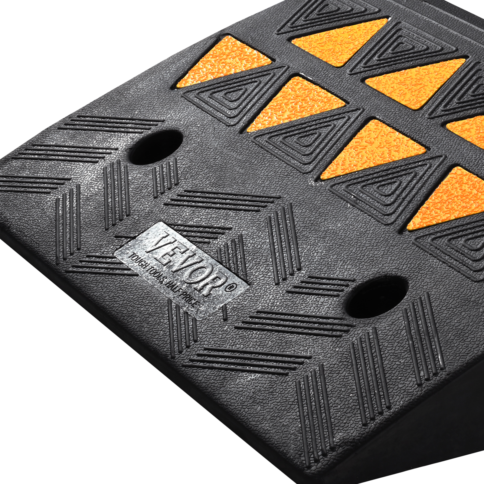 VEVOR Rubber Curb Ramp 2 Pack, 5" Rise Height Heavy-Duty 33069 lbs/15 T ...