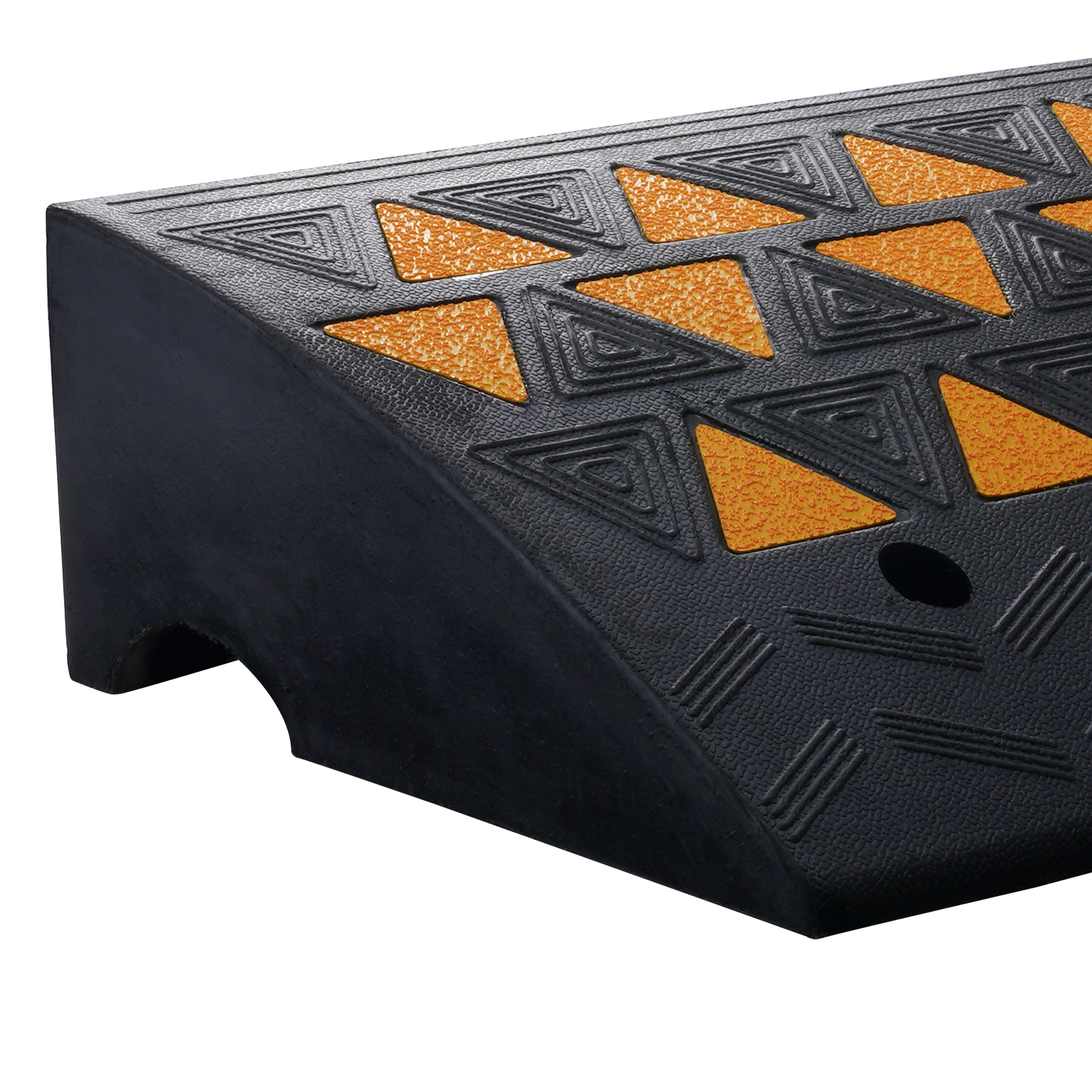 VEVOR Rubber Curb Ramp 2 Pack, 6" Rise Height Heavy-Duty 33069 lbs/15 T ...