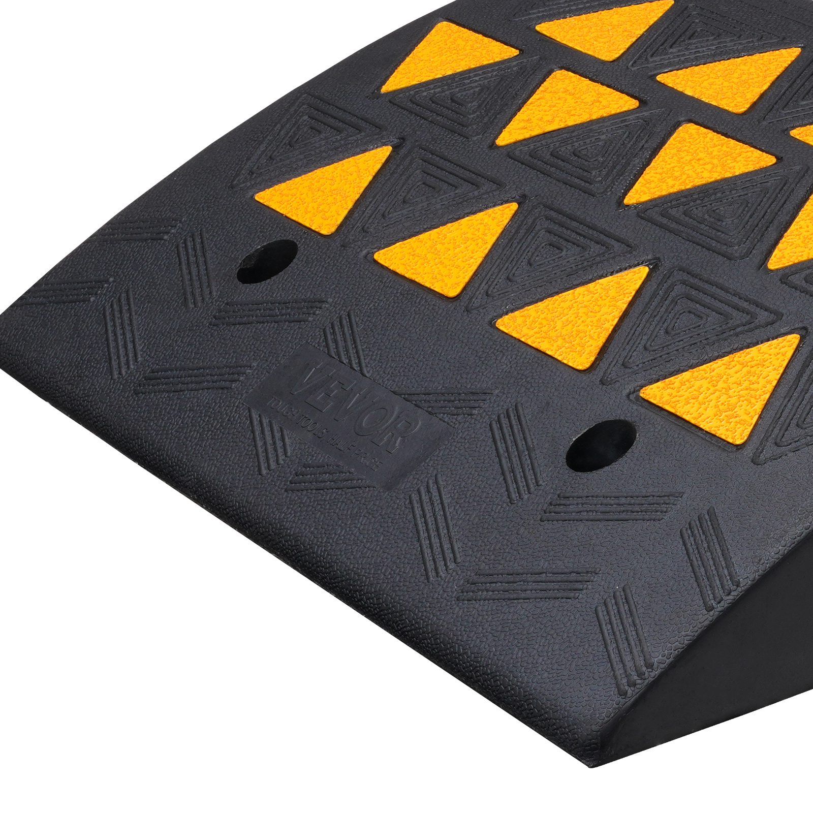 VEVOR Rubber Curb Ramp 2 Pack, 6" Rise Height Heavy-Duty 33069 lbs/15 T ...
