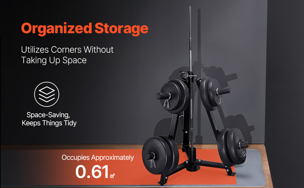 Weight Plate Rack Weight Plate Tree Home Gym Barbell Storage Stand 2 ...