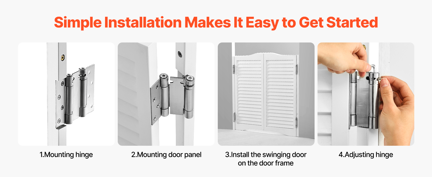 Saloon Swinging Doors 32" x 36" Pine Wood White with Hinges & Hardware ...