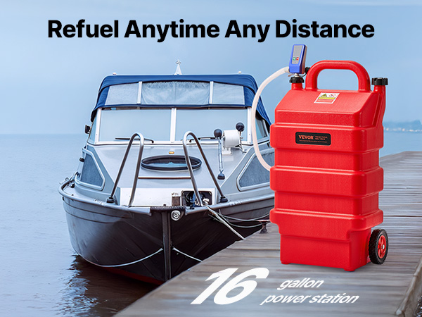 Both diesel and gasoline can be used！Fuel Caddy 16 Gallon Portable Fuel ...