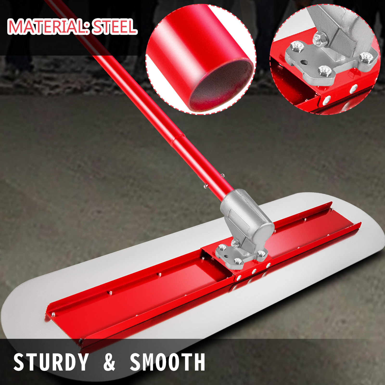 Bull Float Concrete Float 1200x300mm Concrete Tool Trowel Float Handle ...