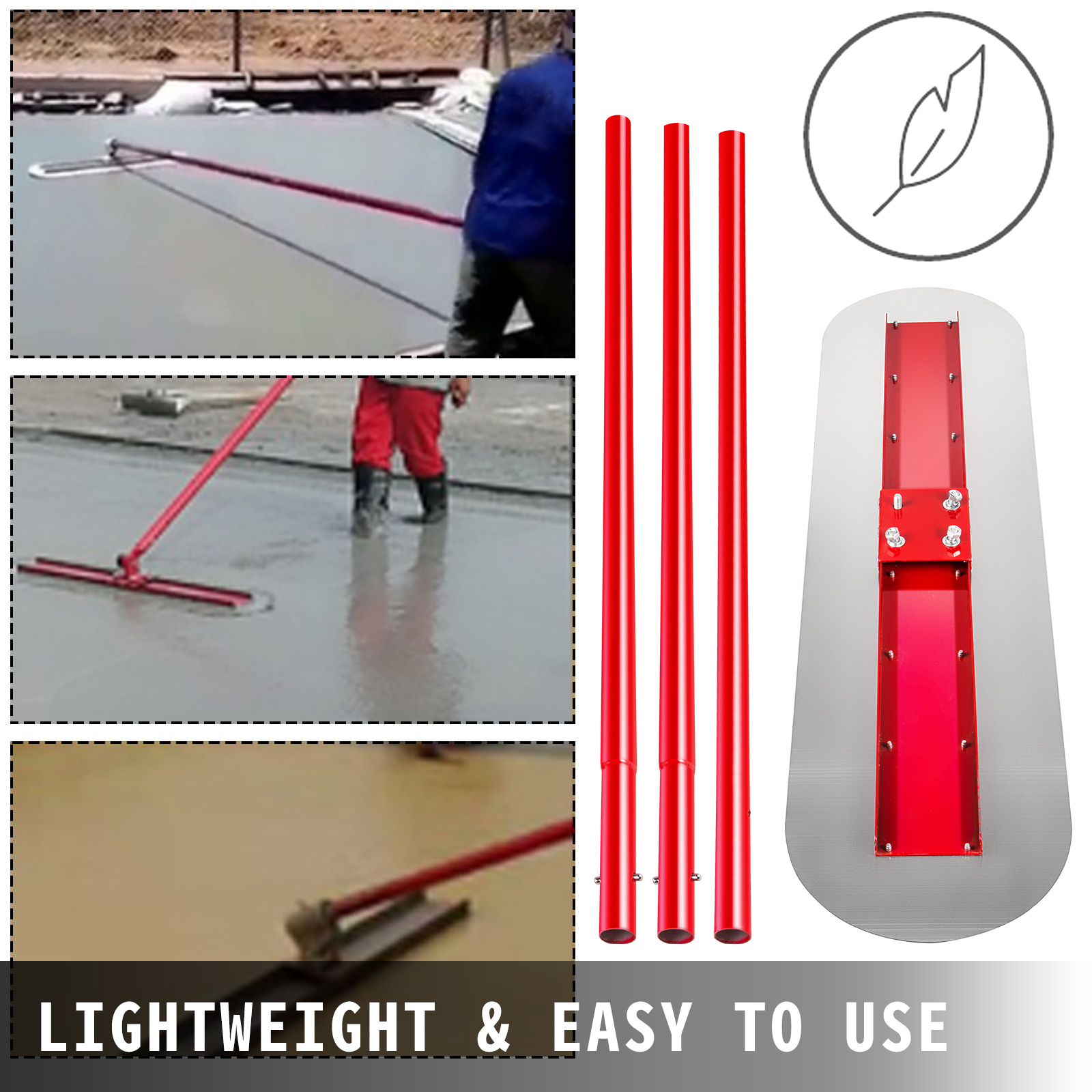 Bull Float Concrete Float 1200x300mm Concrete Tool Trowel Float Handle ...