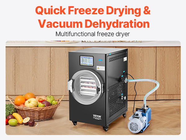 Vacuum Freeze Dryer 4-Layer Fruit Vegetable Freeze Drying Machine w ...