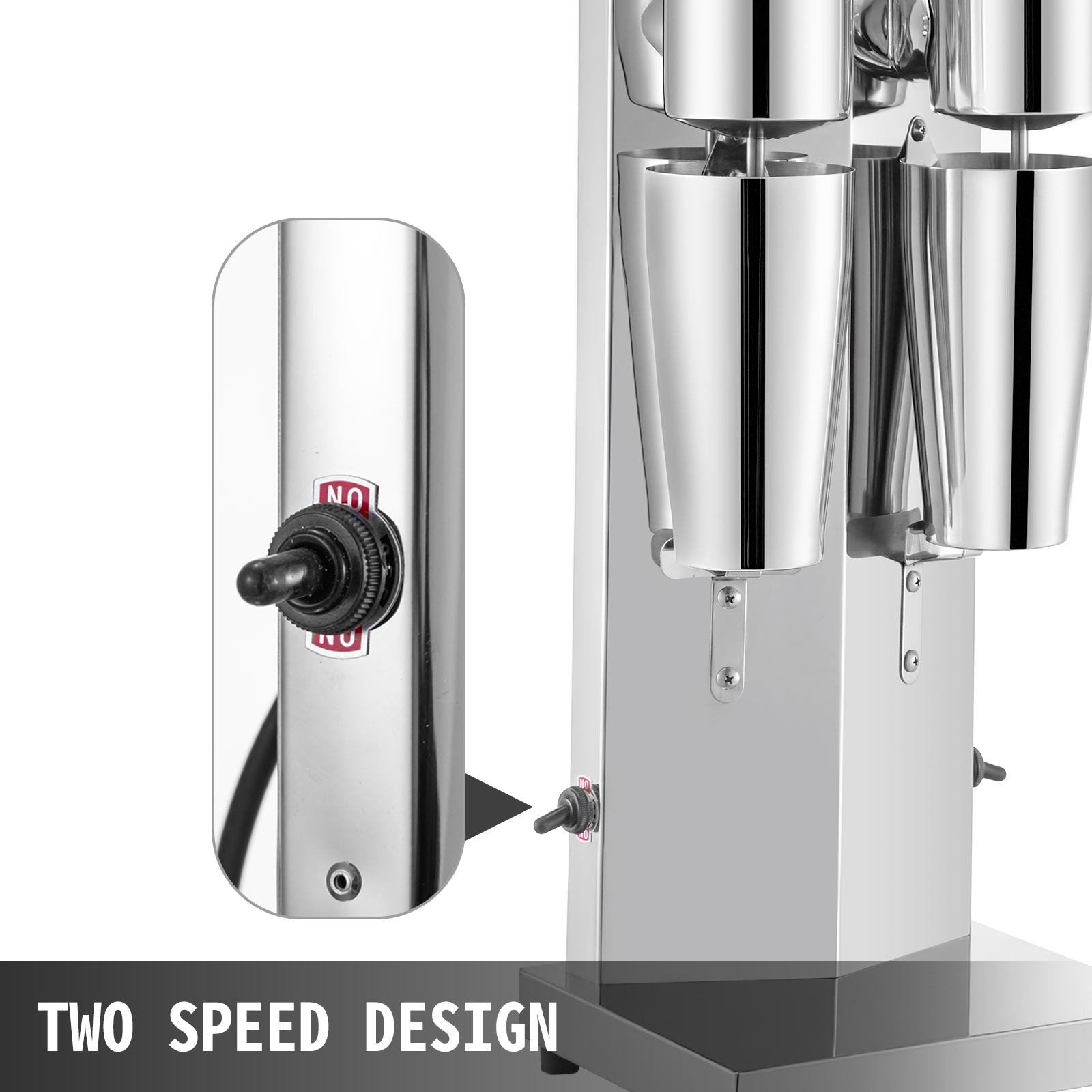 VEVOR Milkshake Maker Kit, Stainless Steel Electric Milkshake Maker ...