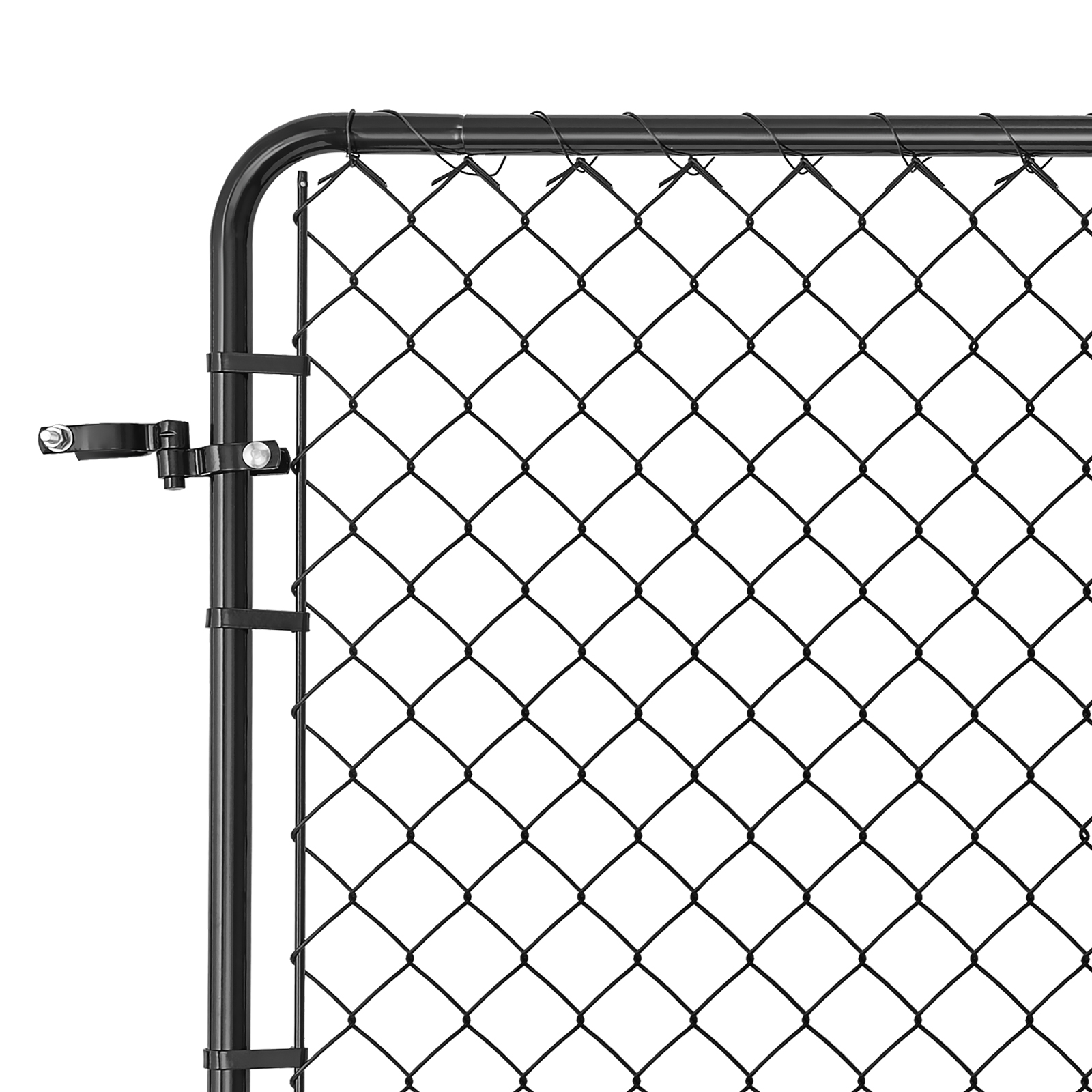 VEVOR Chain Link Fence Gate Fit 2.2-6 ft x 6 ft Garden Gate Posts Not ...