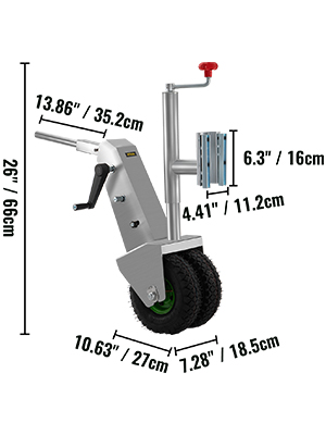 VEVOR Manual Trailer Dolly, 5000lb Load Capacity Trailer Mover Valet w ...