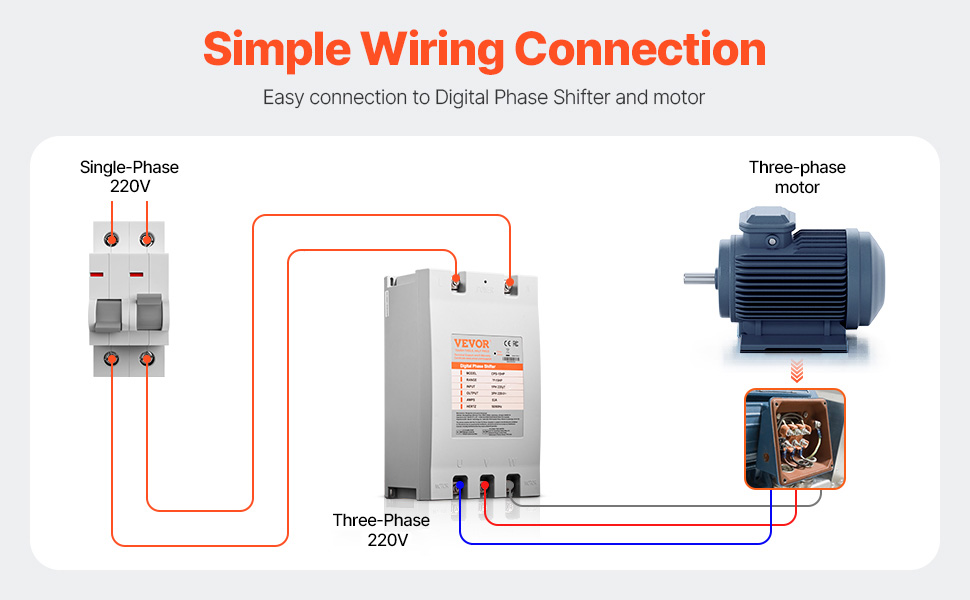 3 Phase Converter 15HP 53A 220V Single to 3 Phase 220V-240V Input ...