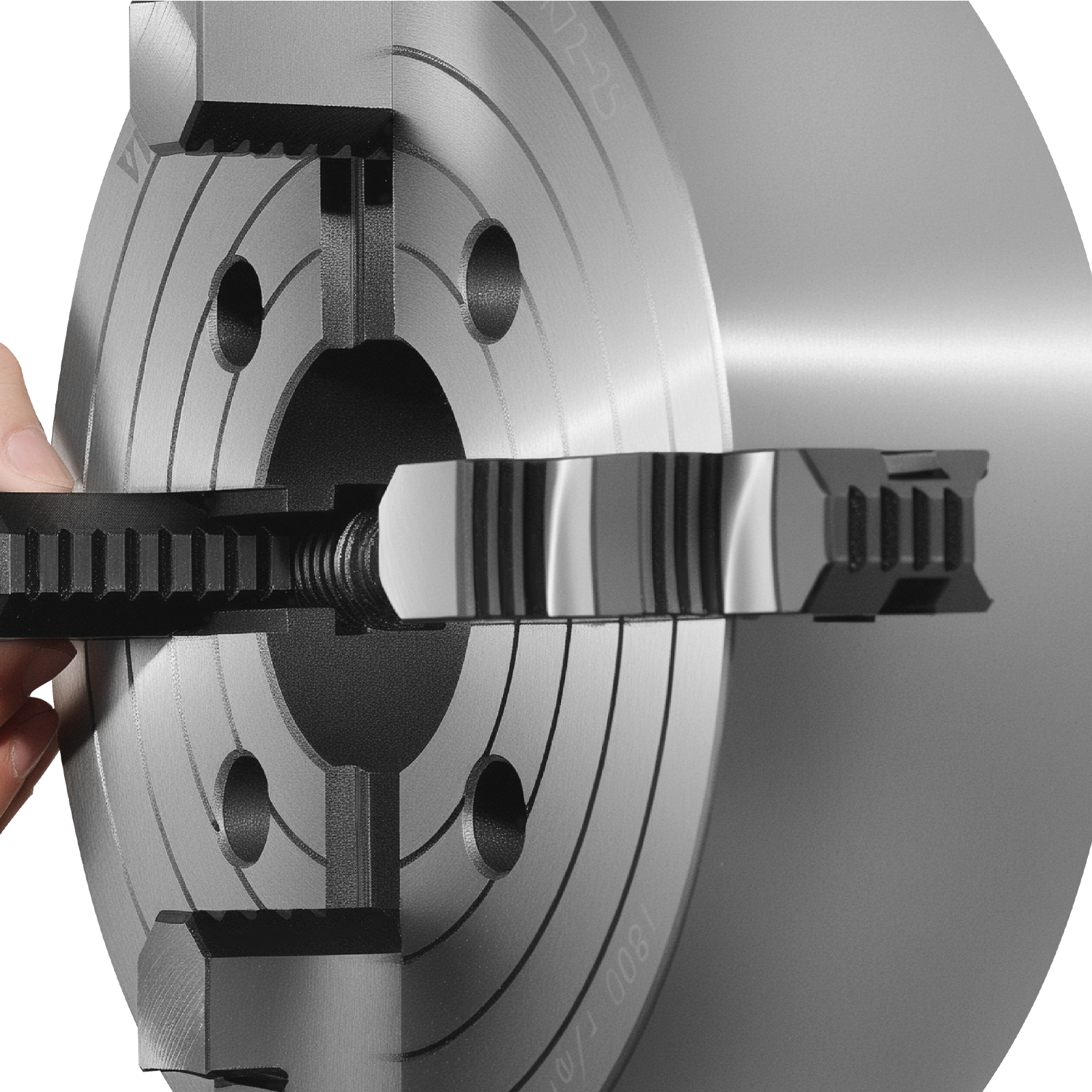 VEVOR 3 Inch 3-Jaw Self-Centering Lathe Chuck for Lathe Drilling ...