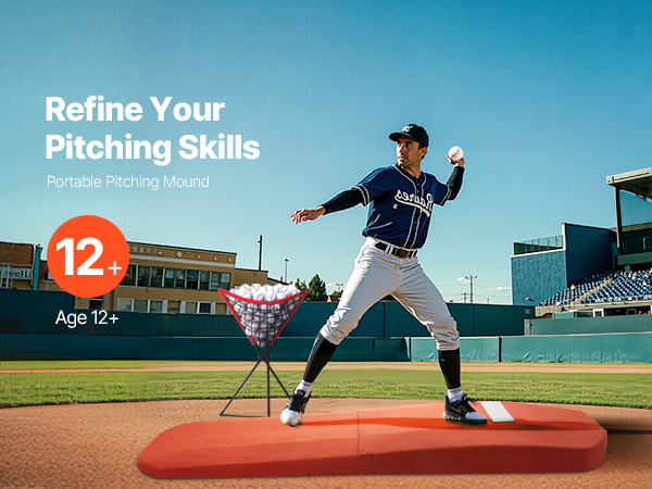 127 in Pitching Mound Portable Pitcher Mound Baseball Softball Outdoor ...