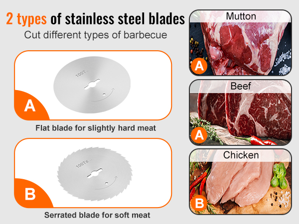 VEVOR Electric Shawarma Knife Turkish Doner Kebab Meat Gyro Cutter with ...
